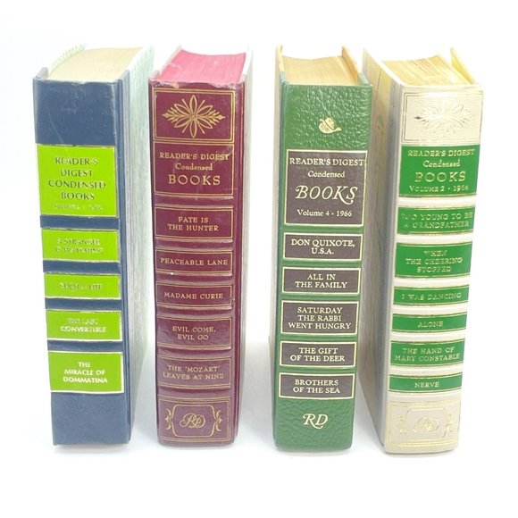 Readers Digest | Other | 4 Vintage Readers Digest Condensed Books All ...